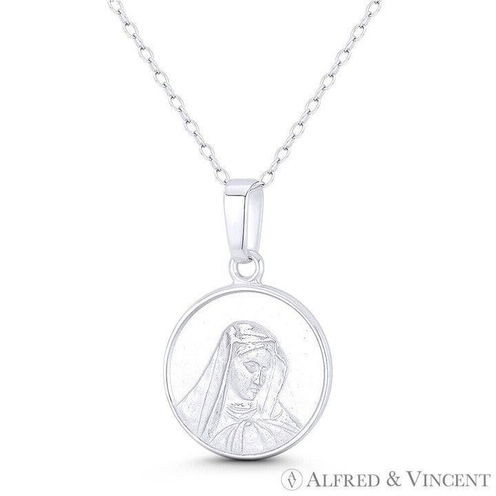 Other Holy Mother Virgin Mary Button Pendant | Grailed