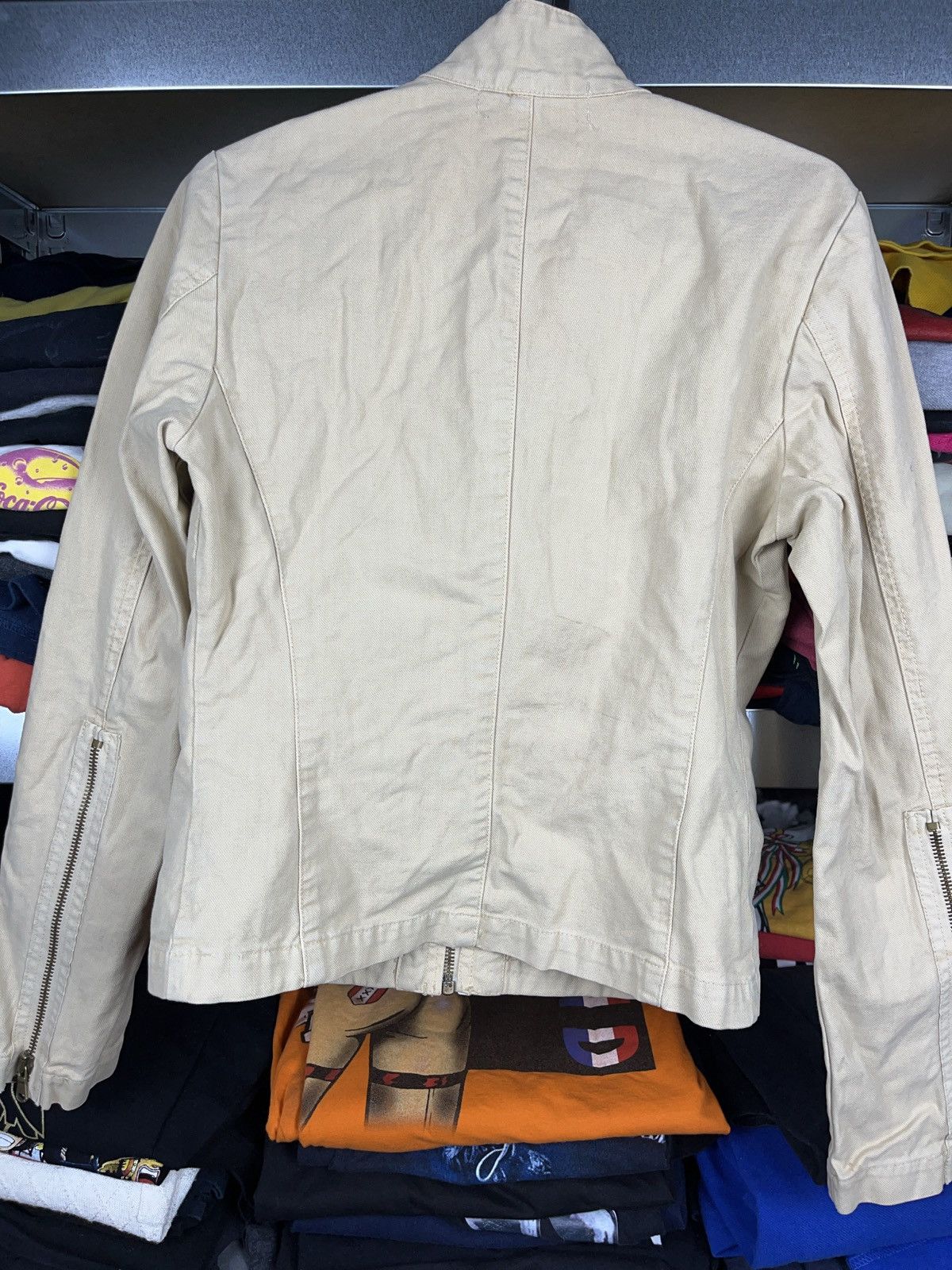 Italian Designers Multi zip made in italy jacket avant garde style ...