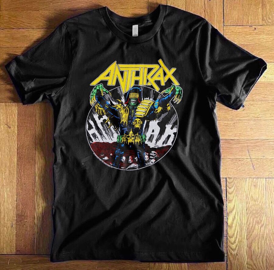 Gildan × Rock Band × Vintage Vintage Anthrax Rock Band T-Shirts 1side | Grailed