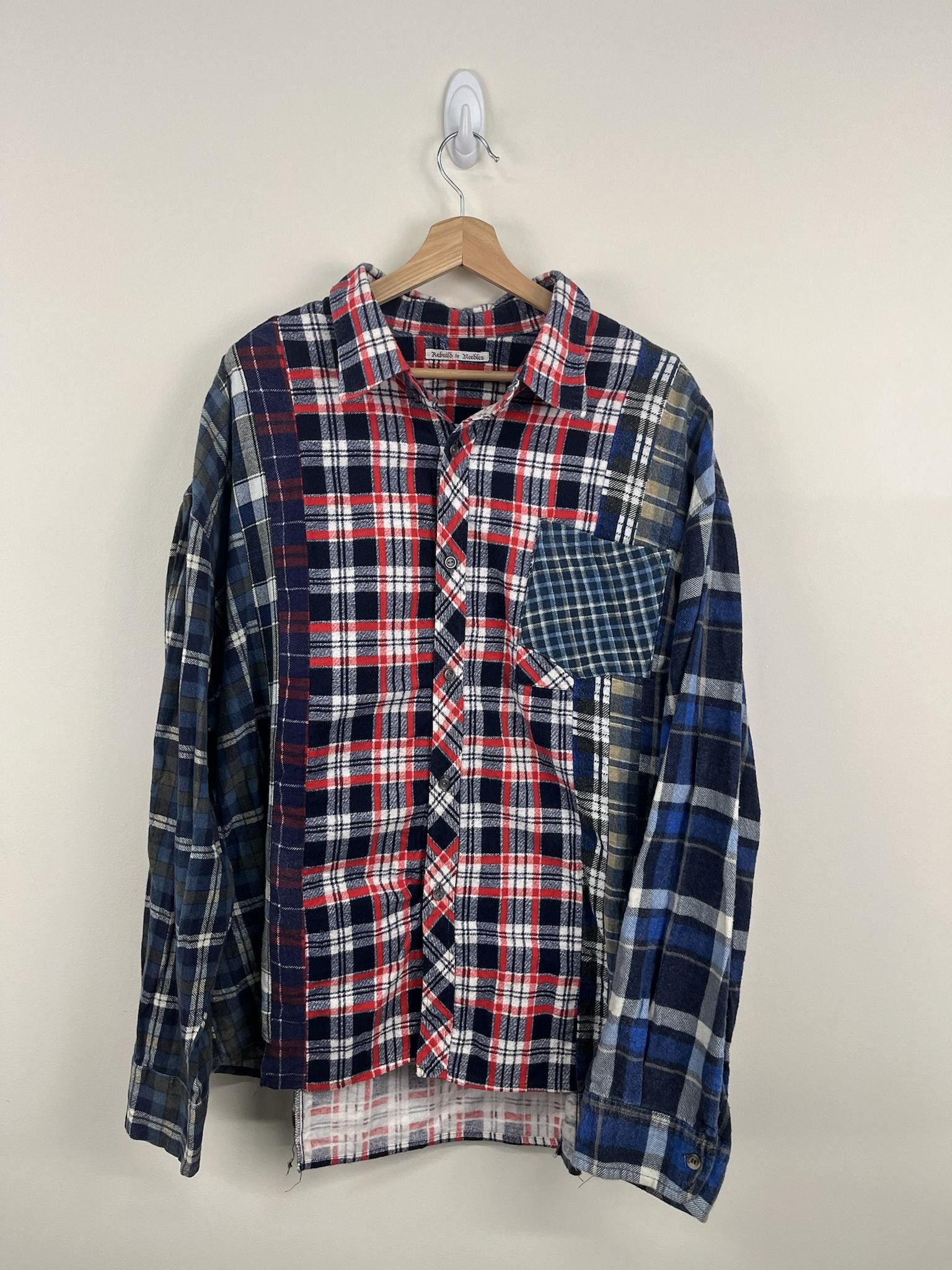 Needles × Streetwear Rebuild By Needles 7 Piece Flannel | Grailed