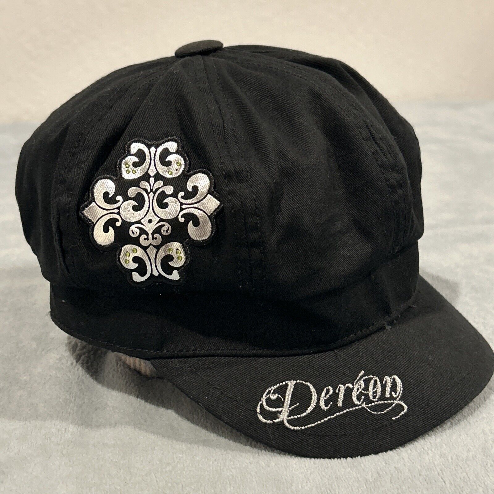 Affliction Y2K House of Dereon Beyoncé Hat Flat Cap Cabby Grunge Sz OS ...