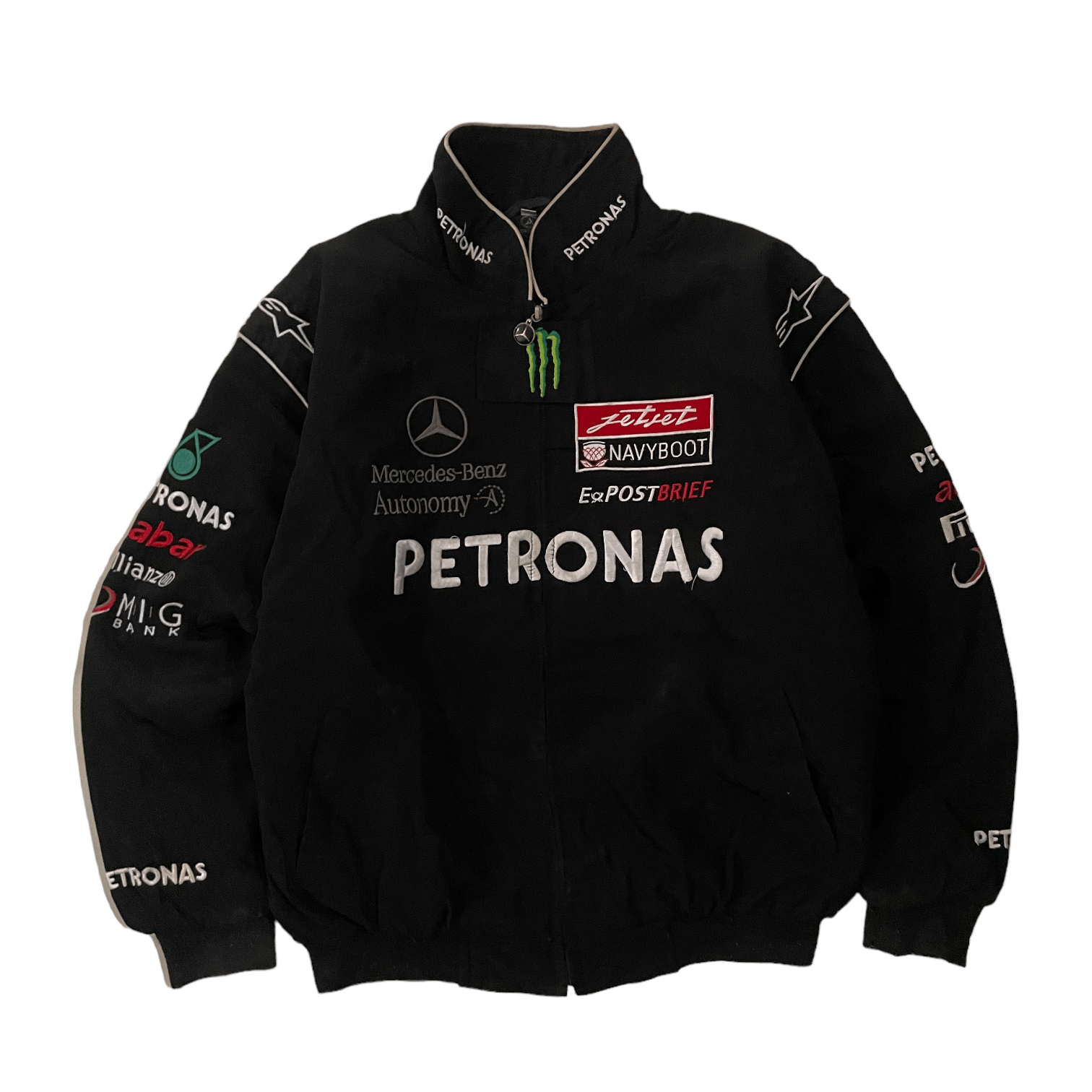Mercedes Benz Vintage Mercedes Benz Formula 1 Racing Team Jacket | Grailed