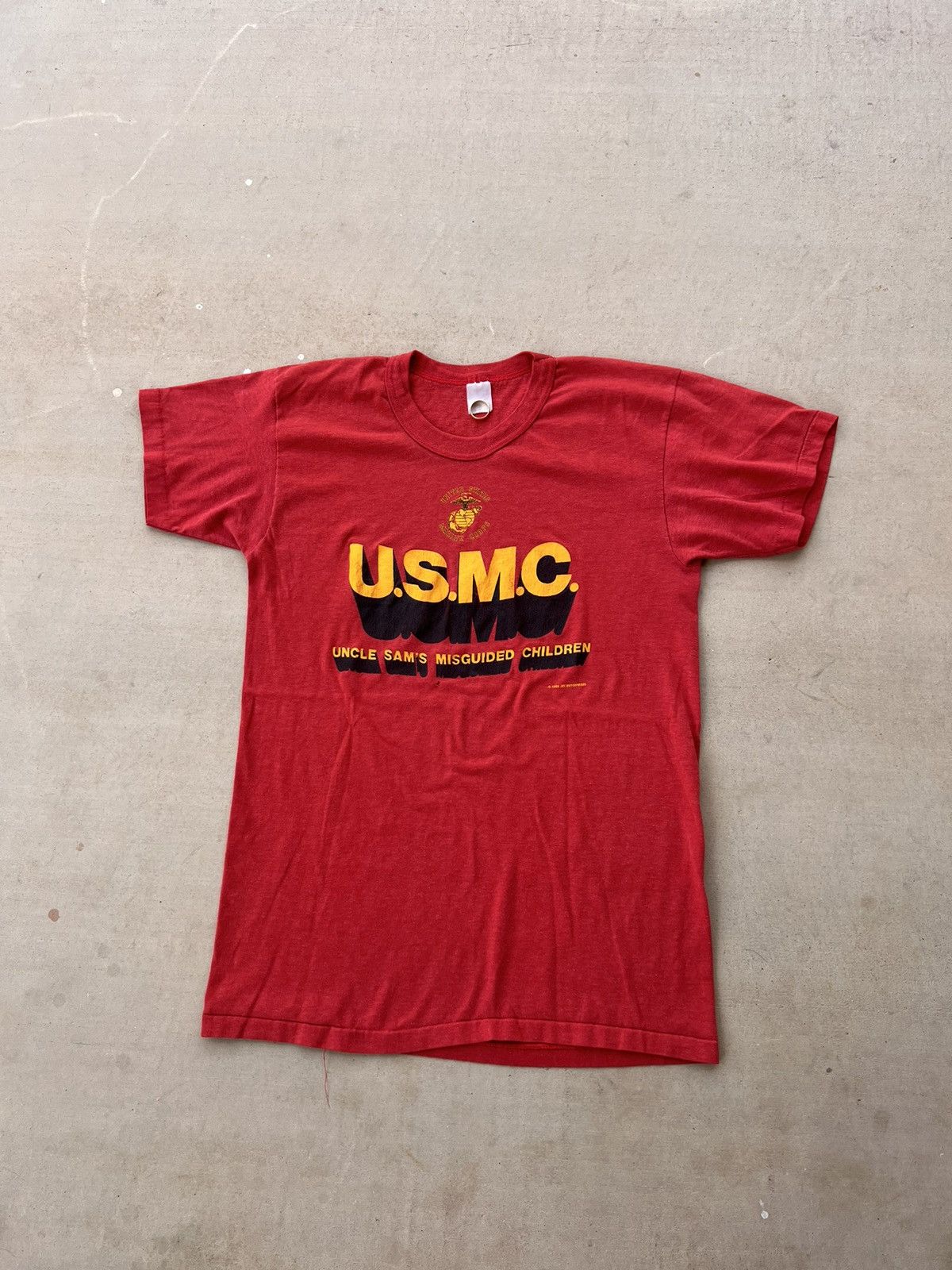 Hype × Streetwear × Vintage Vintage 1986 USMC Tee | Grailed