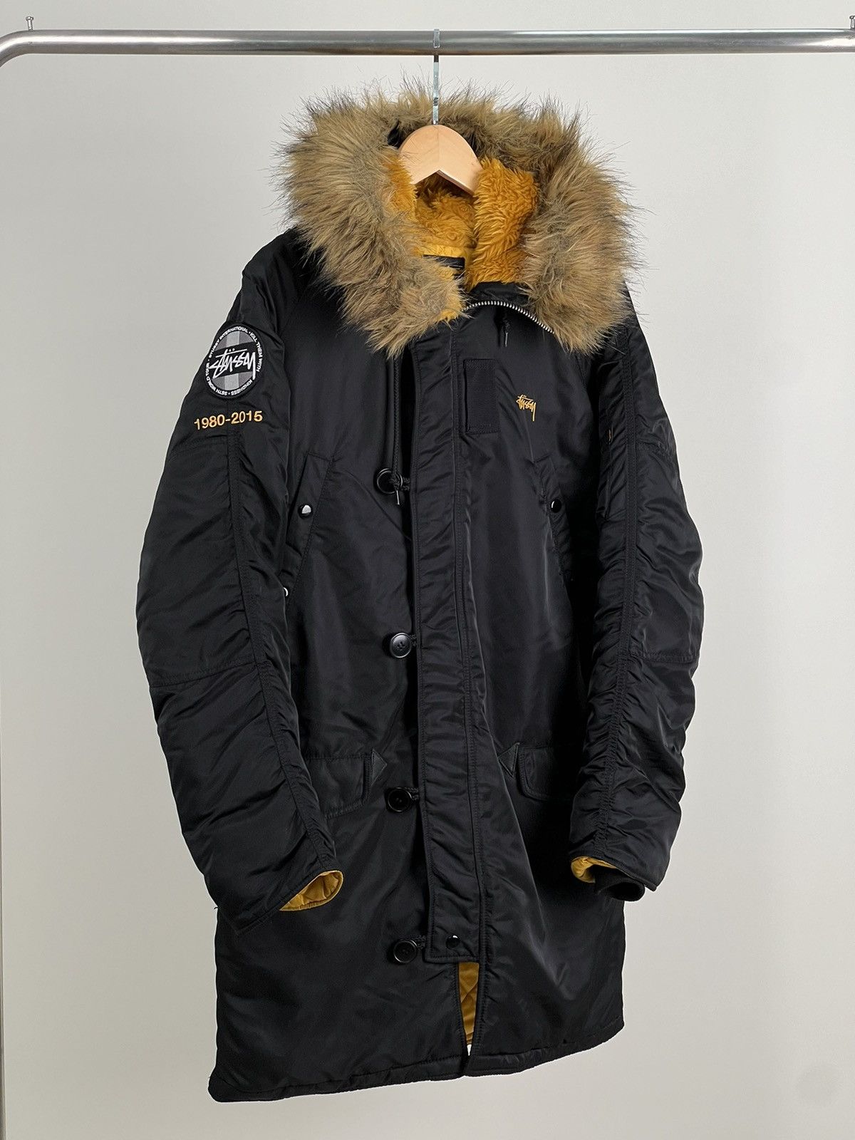 Alpha Industries × Stussy Stussy N3B parka | Grailed