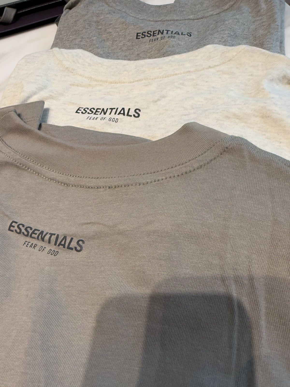 Essentials Fear of God Essentials 3 Pack Tee 'Multi Color' FOG | Grailed
