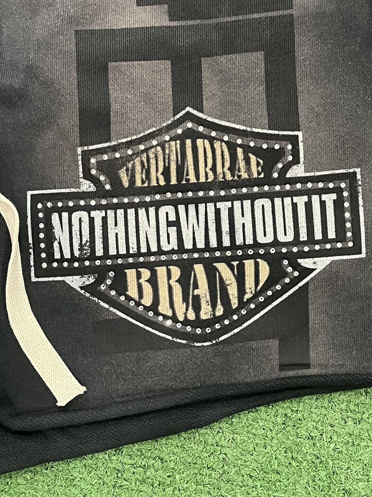 Vertabrae Vertabrae Black Double Emblem Shorts (Size Large) | Grailed