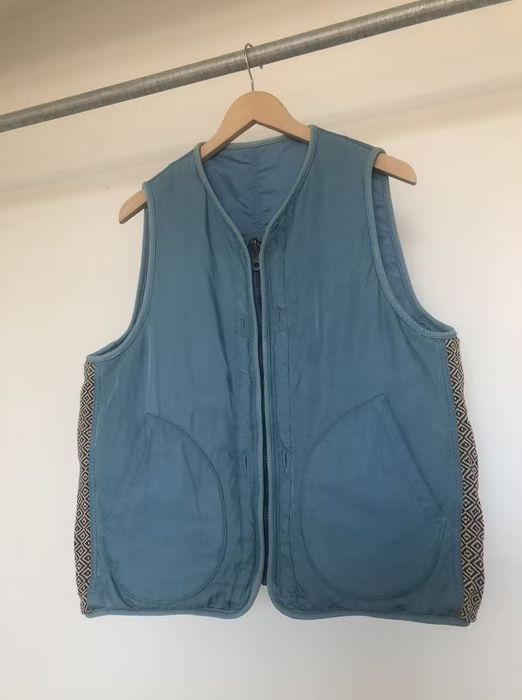 Visvim Visvim Iris Liner Vest Blue | Grailed