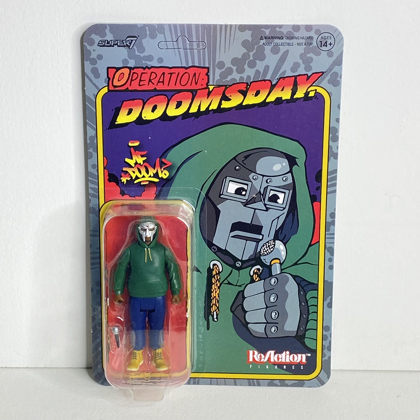 Mf Doom Mf Doom Action Figure Super 7 Operation Doomsday Grailed