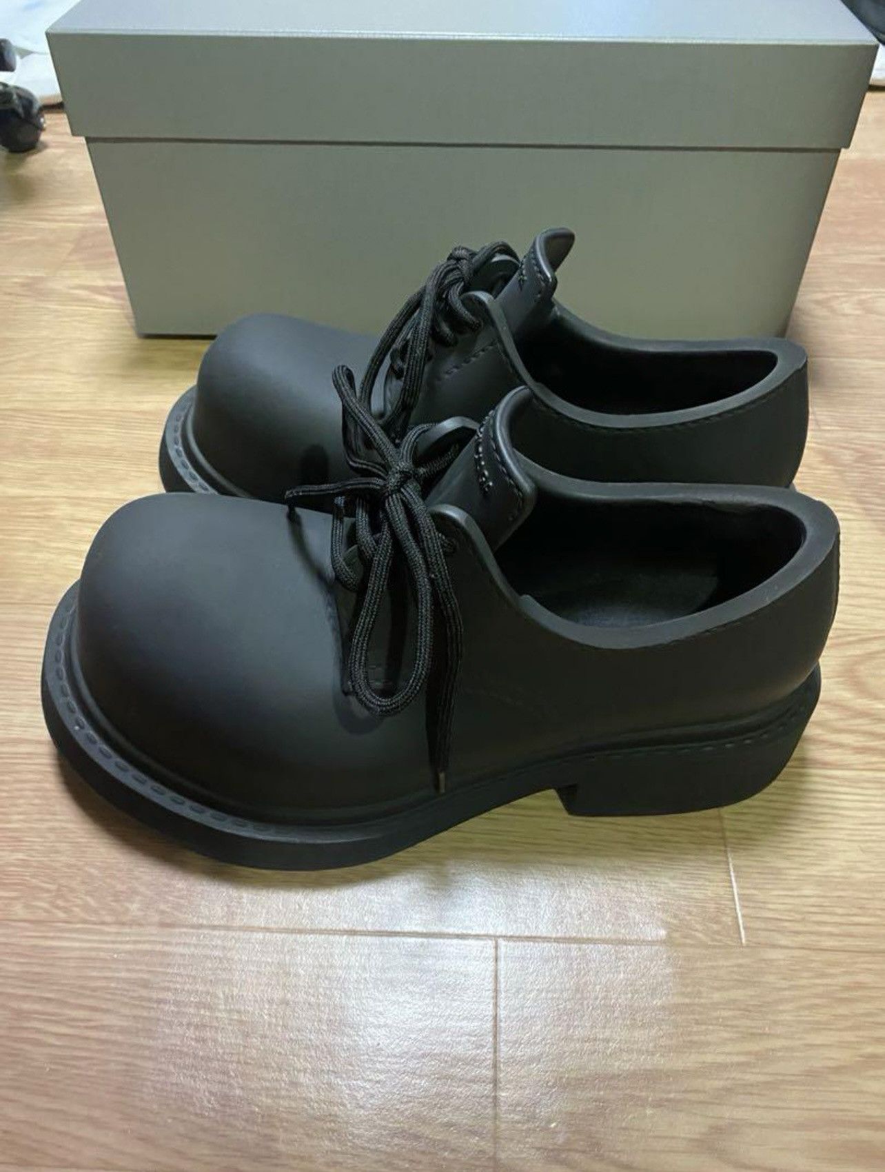 Balenciaga Balenciaga STEROID Derby boots | Grailed