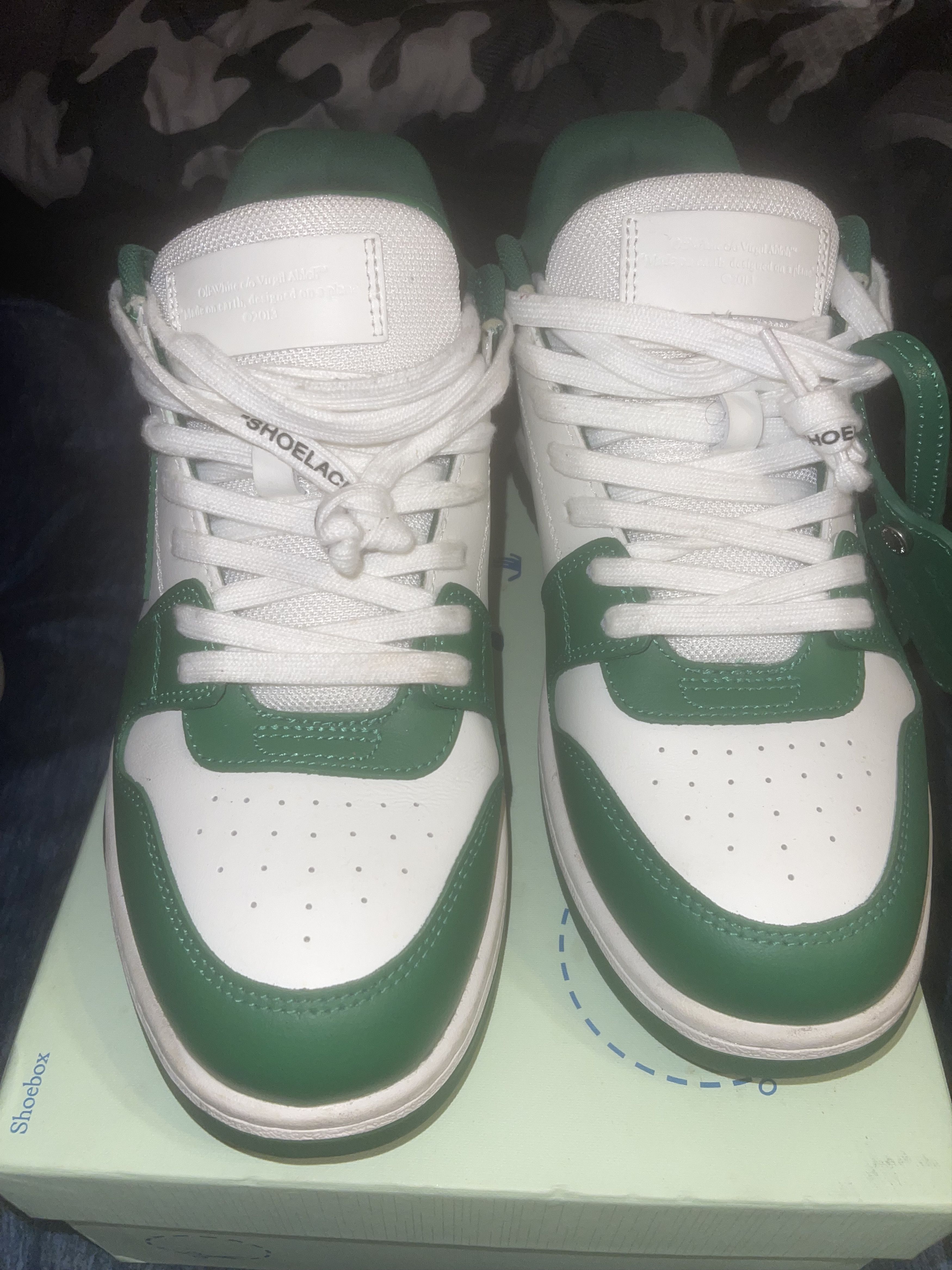 Off-White Green “Out Of Office” Off-White Sneakers | Grailed