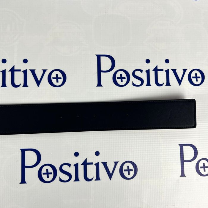 MCM MCM Claus Black M Buckle Candy Red Leather Reversible Belt | Grailed