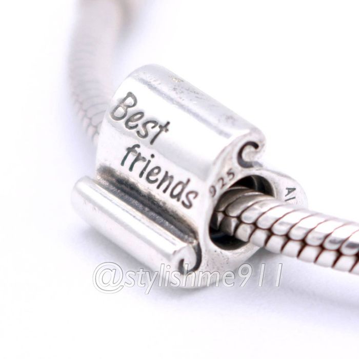 pandora Authentic PANDORA Best Friends Scroll Charm | Grailed