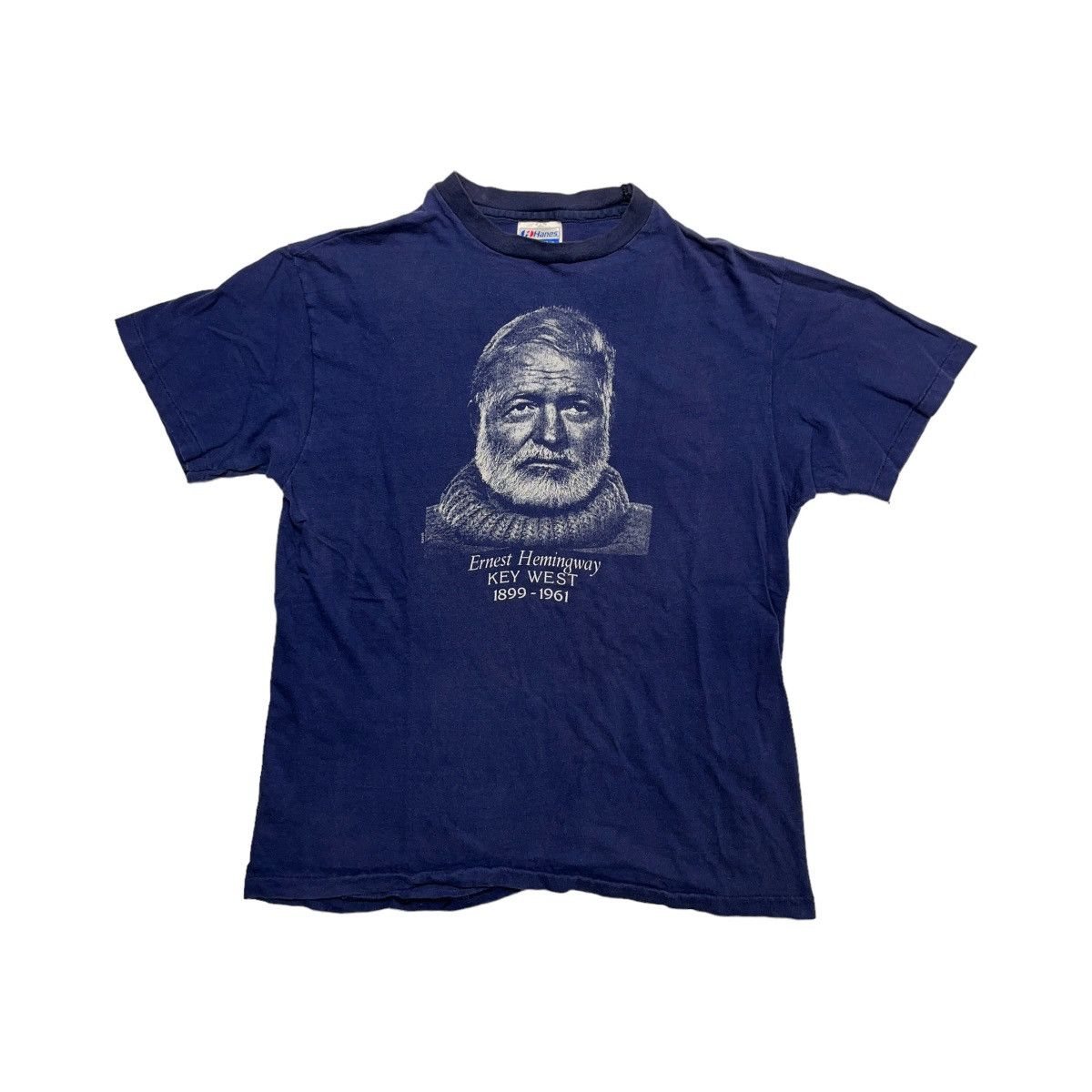 Art × Streetwear × Vintage 80s Ernest Hemingway Key West Tee | Grailed