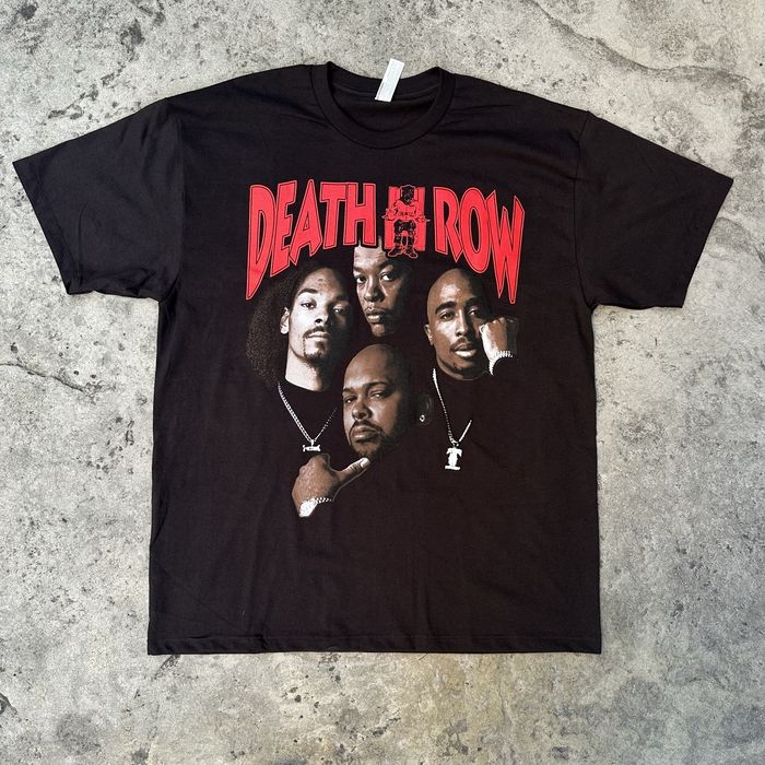 Rap Tees Death Row Snoop Dogg Dr Dre Tupac Shakur 2Pac Suge Knight XL ...