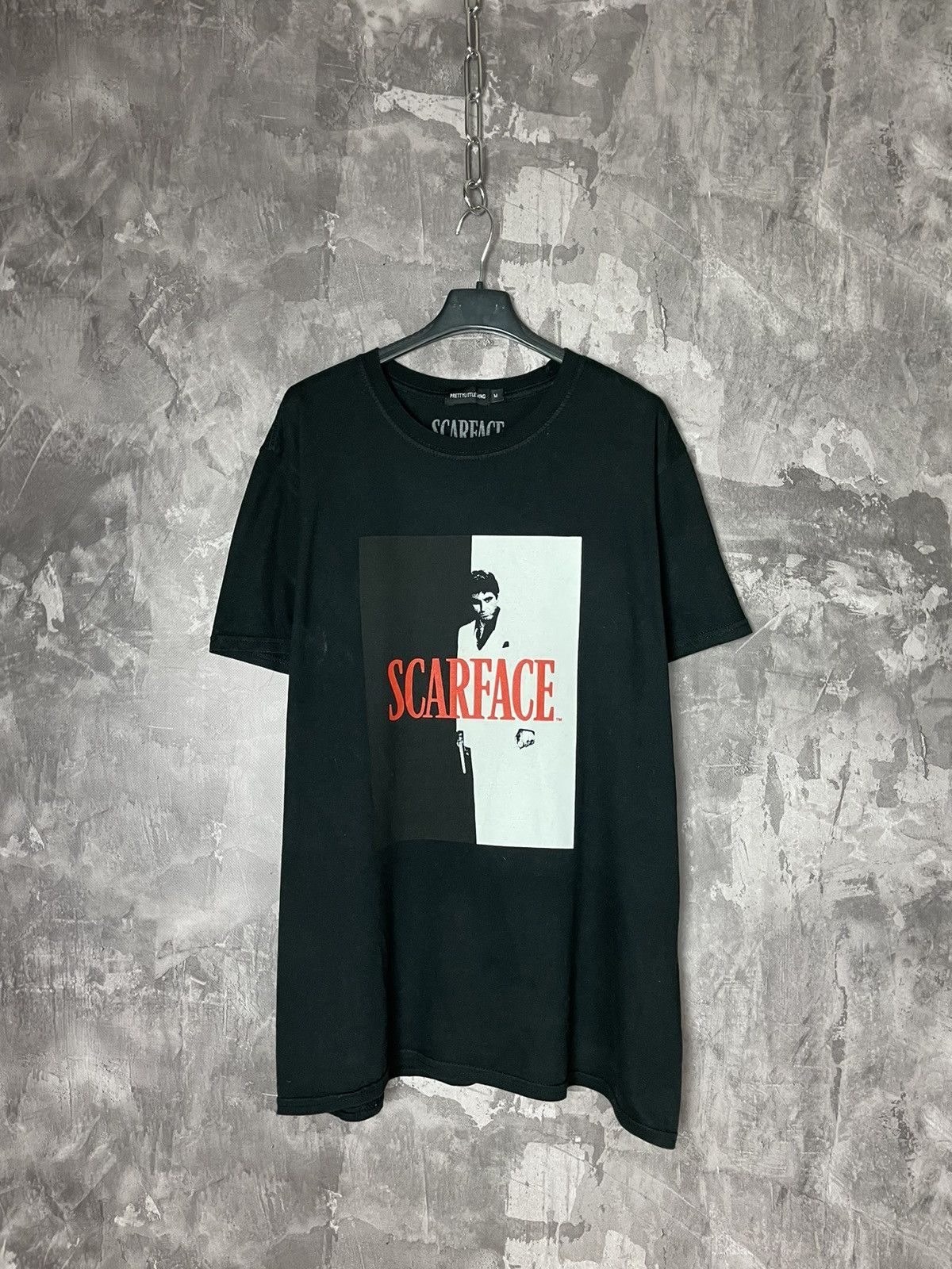 Vintage Vintage Scarface Tee Tony Montana Movie SCARFACE Big LOGO | Grailed
