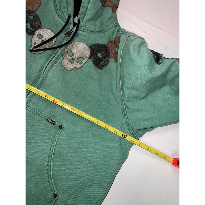 Supreme Supreme x The Great China Wall Skull Hooded Work Jacket | Grailed