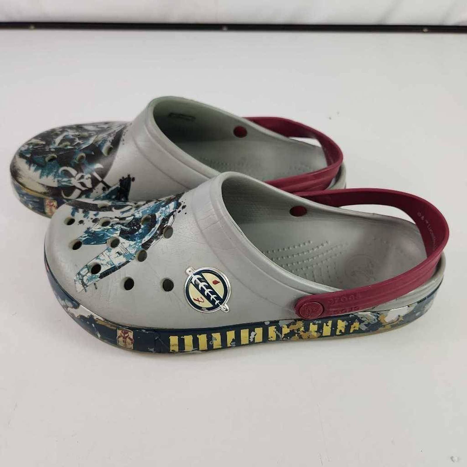 Crocs Crocs Mens Clogs Slip-On Star Wars Boba Fett Casual 9 | Grailed