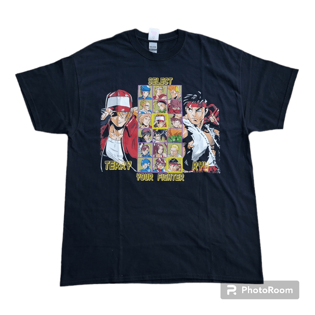 Movie 💥RARE Capcom vs SNK Select Your Fighter Fan Made T Shirt | Grailed
