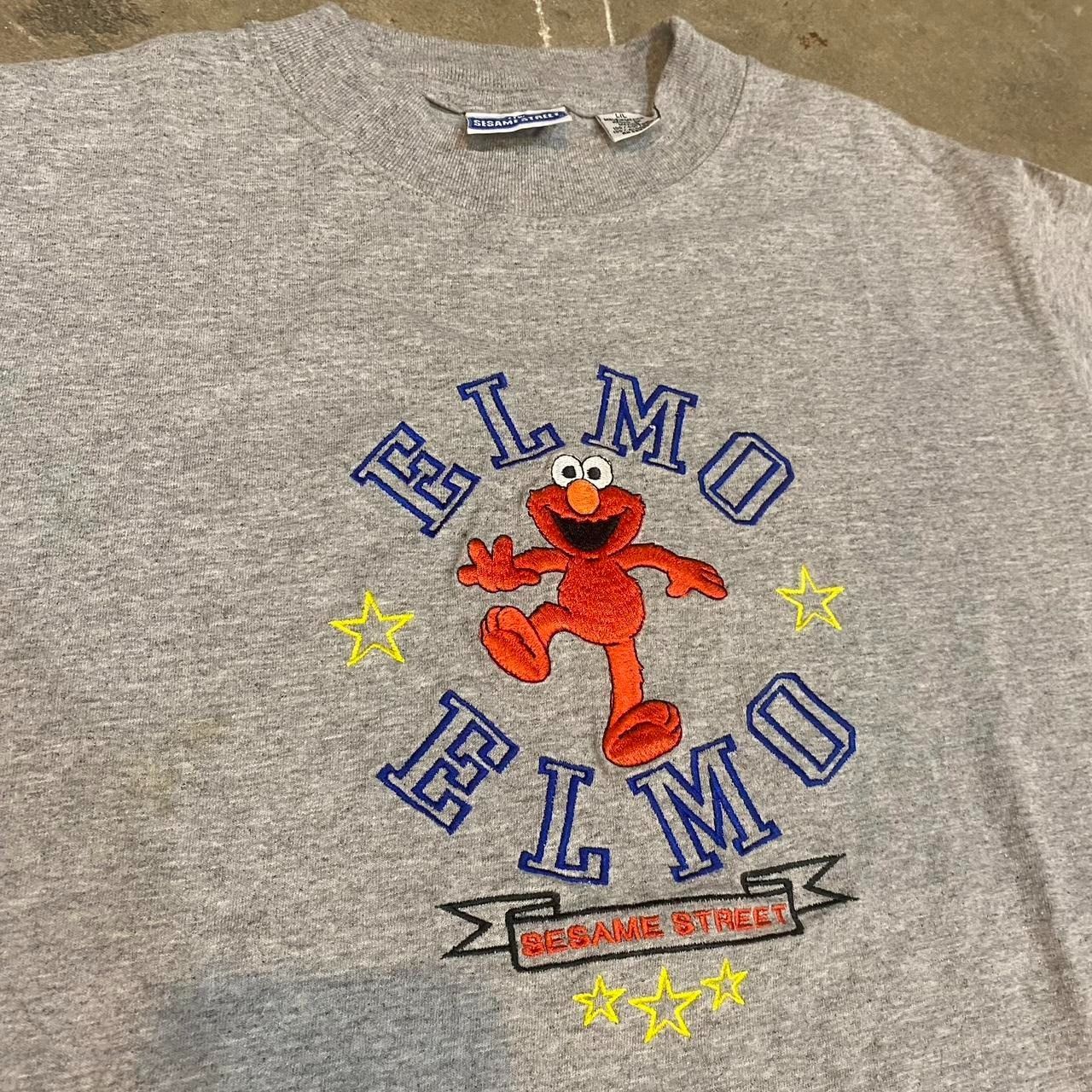 Vintage Vintage Elmo Sesame Street Tee All Embroidered | Grailed