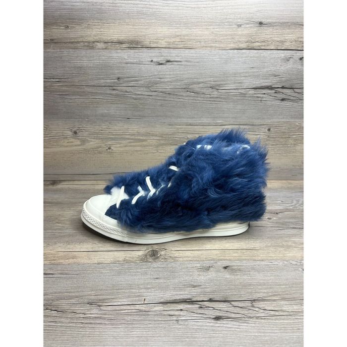 Converse Converse AMBUSH x Chuck 70 High Mens Size 9 Fuzzy Navy Blue ...