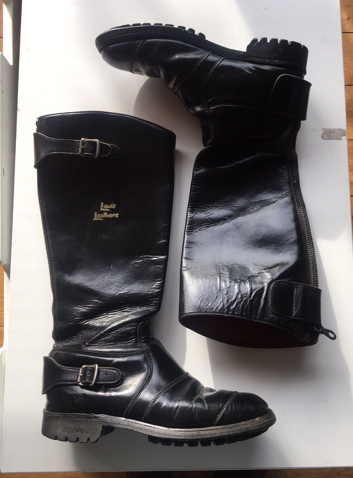 Lewis Leathers Vintage Lewis Leathers motorcycle boots | Grailed