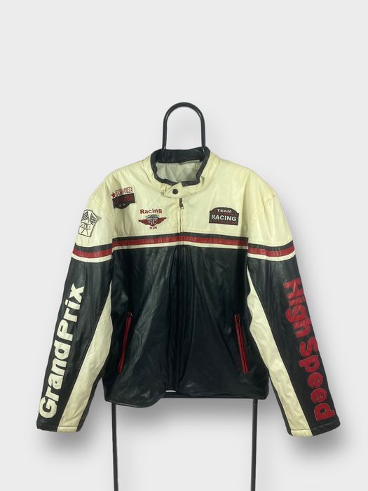 Vintage Vintage Formula 1 Leather Jacket Racing Coat Grand Prix Y2k ...