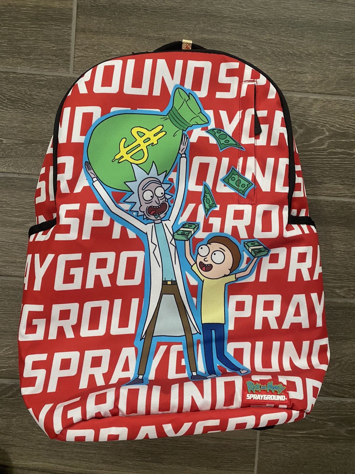 Sprayground Rare Rick and Morty sprayground | Grailed