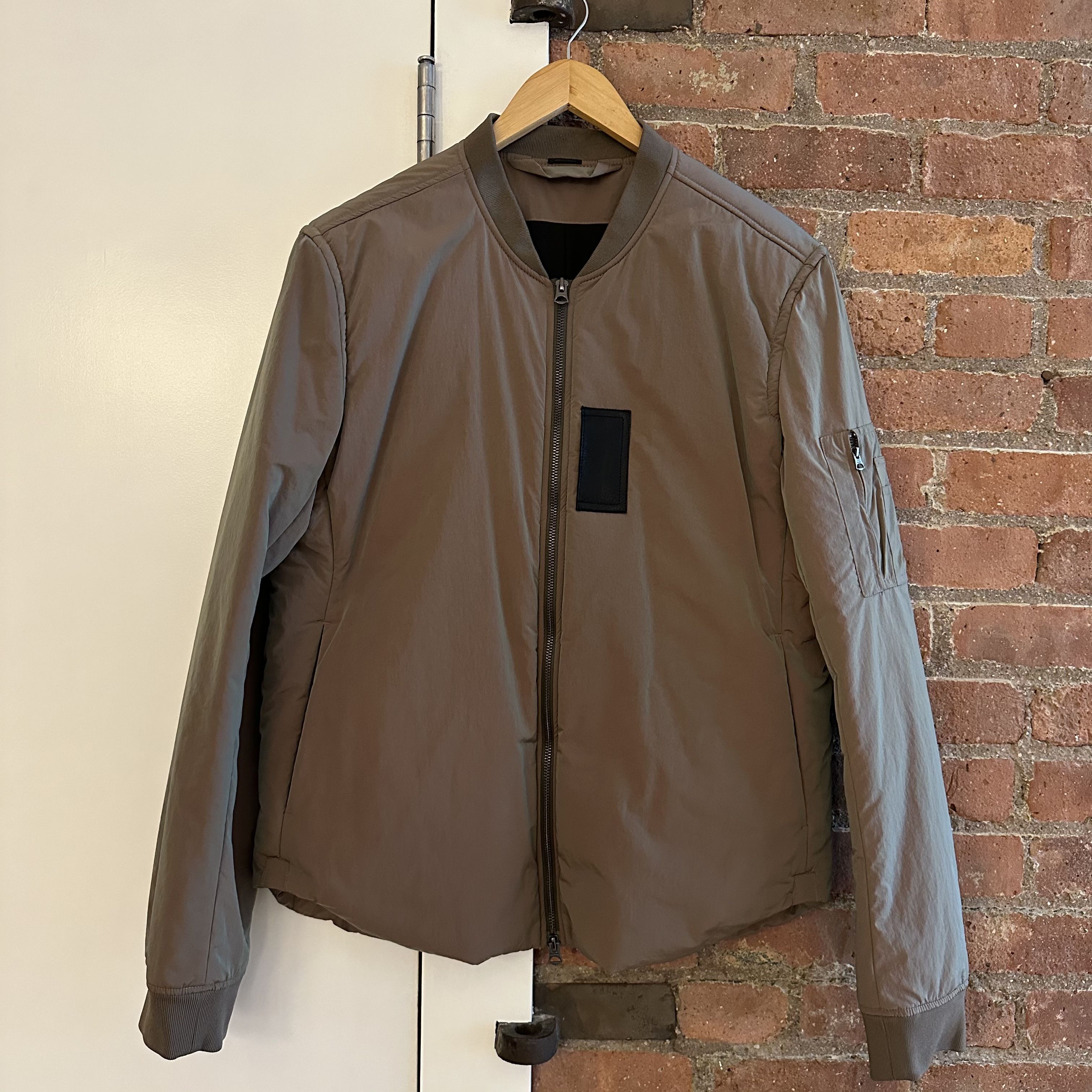 Acne Studios Khaki Iridescent Bomber | Grailed