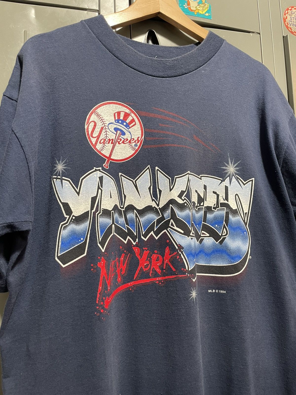 MLB × New York Yankees × Vintage 1994 New York Yankees Chrome graffiti ...