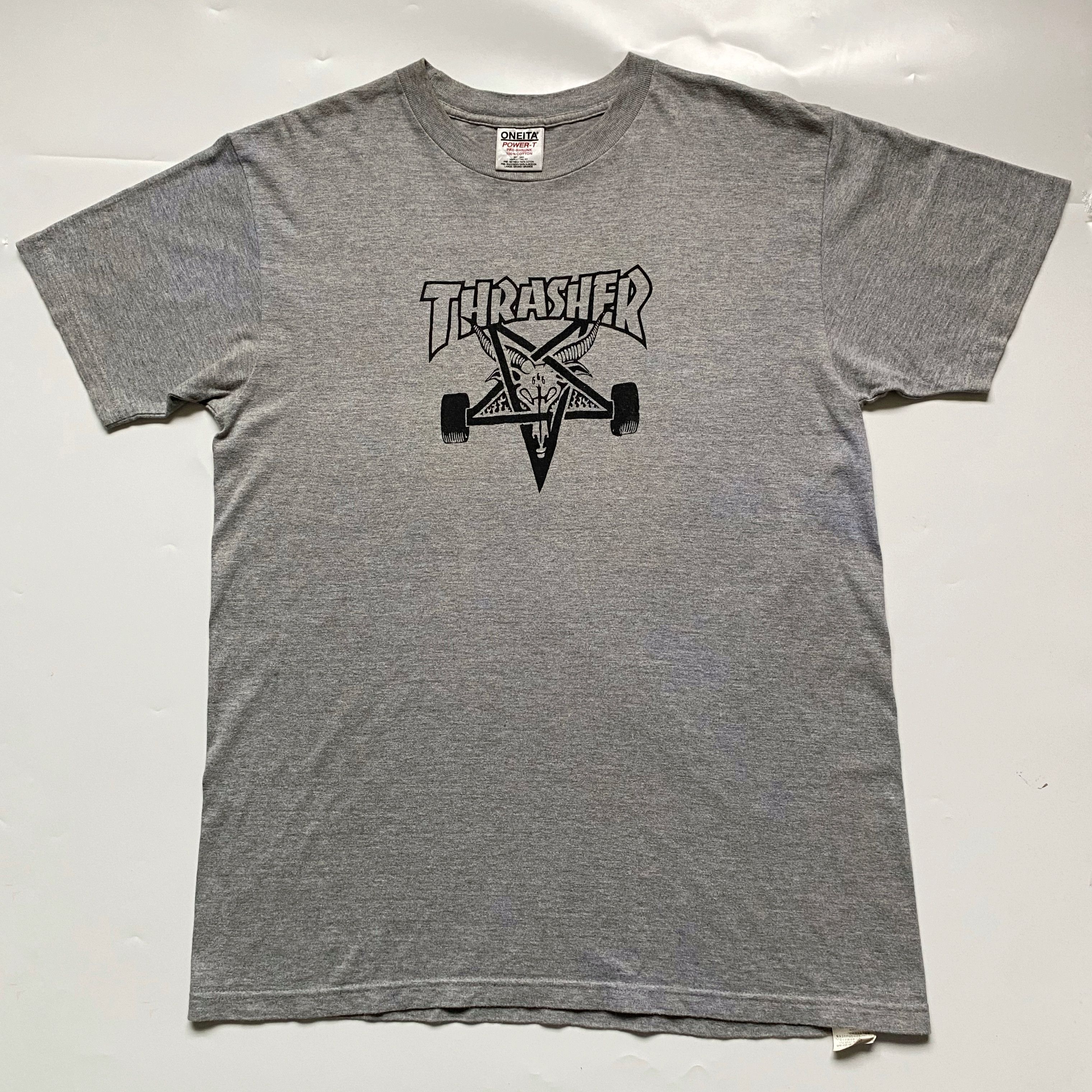 Skategang × Thrasher Vintage Thrasher Skate Goat Oneita Tag | Grailed