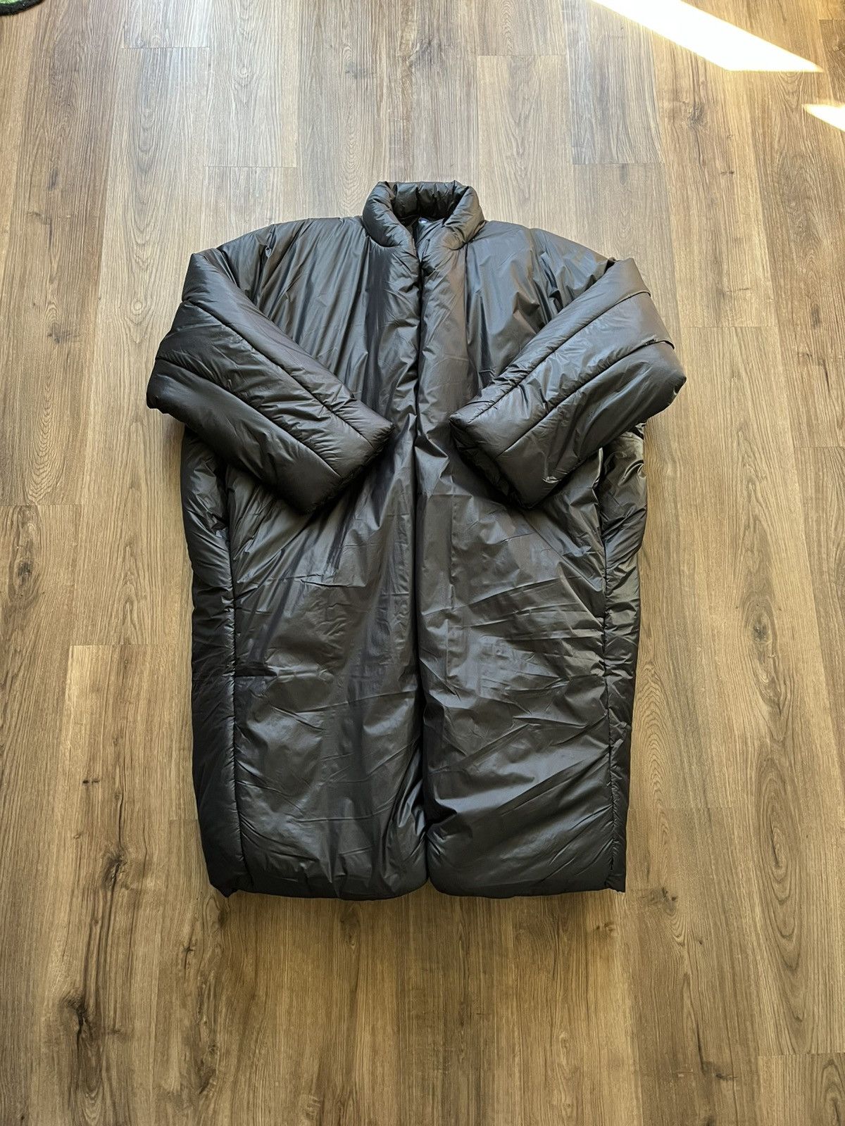 Balenciaga × Gap × Yeezy Season YGEBB Yeezy Gap Long Round Jacket Black ...