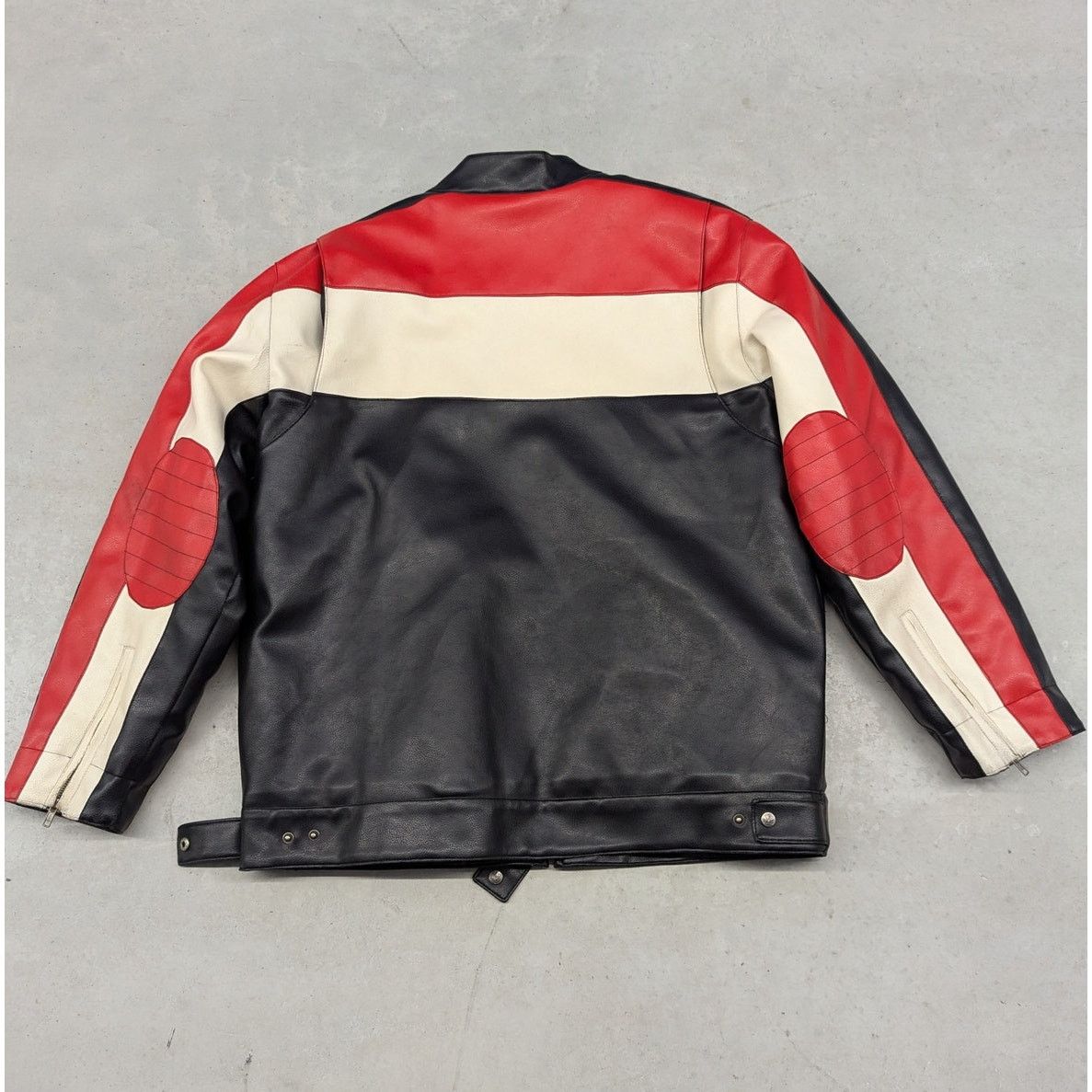 Vintage Y2K Mecca Motor Sport Performance Series Leather Jacket | Grailed