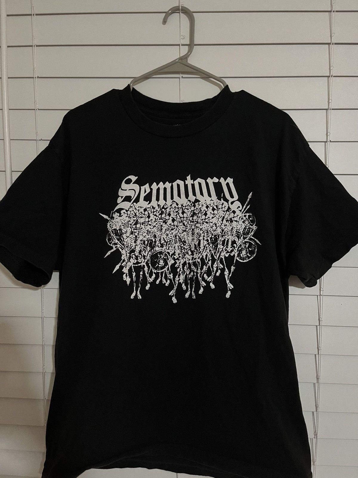 Haunted Mound Sematary Black Skellingtons T-Shirt | Grailed