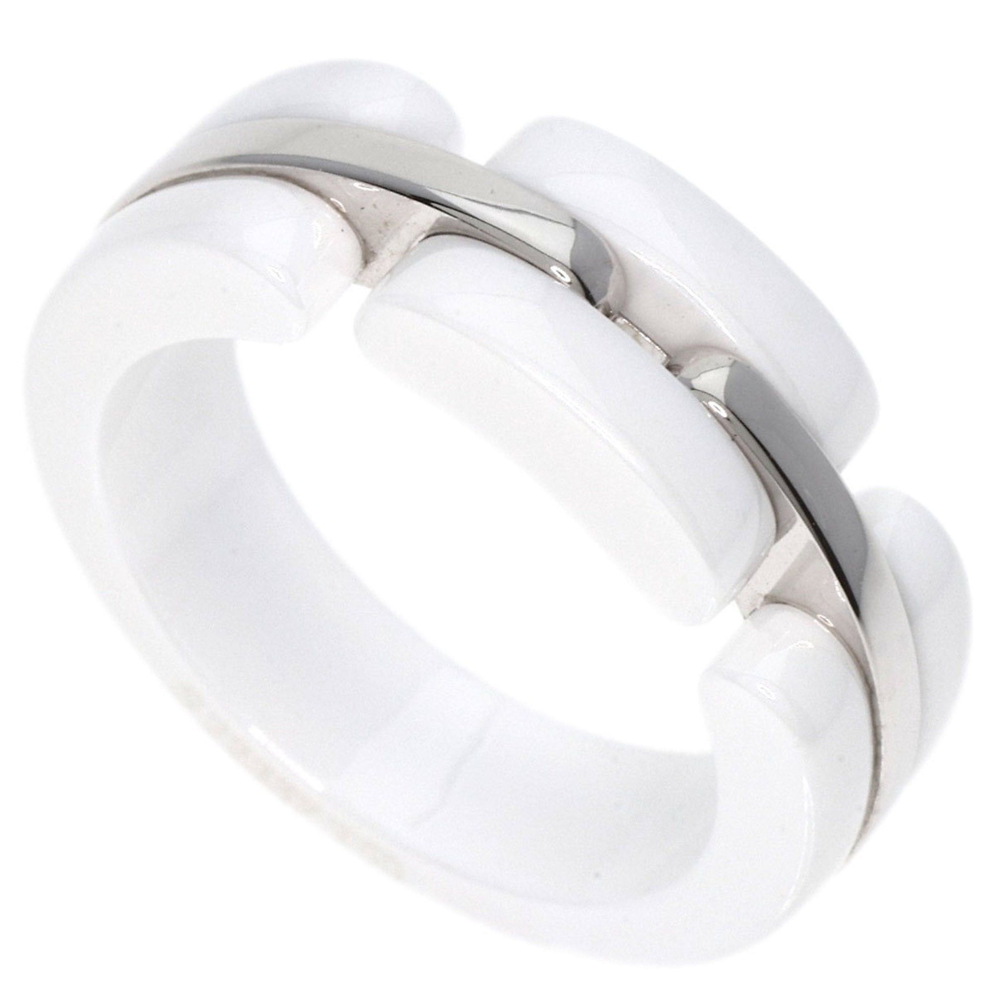 Chanel CHANEL Ultra Ring Medium K18 White Gold/Ceramic Women's | Grailed
