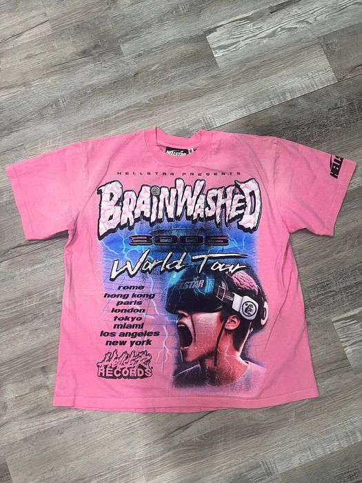 HELLSTAR Hellstar Brainwashed World Tour T-Shirt | Grailed