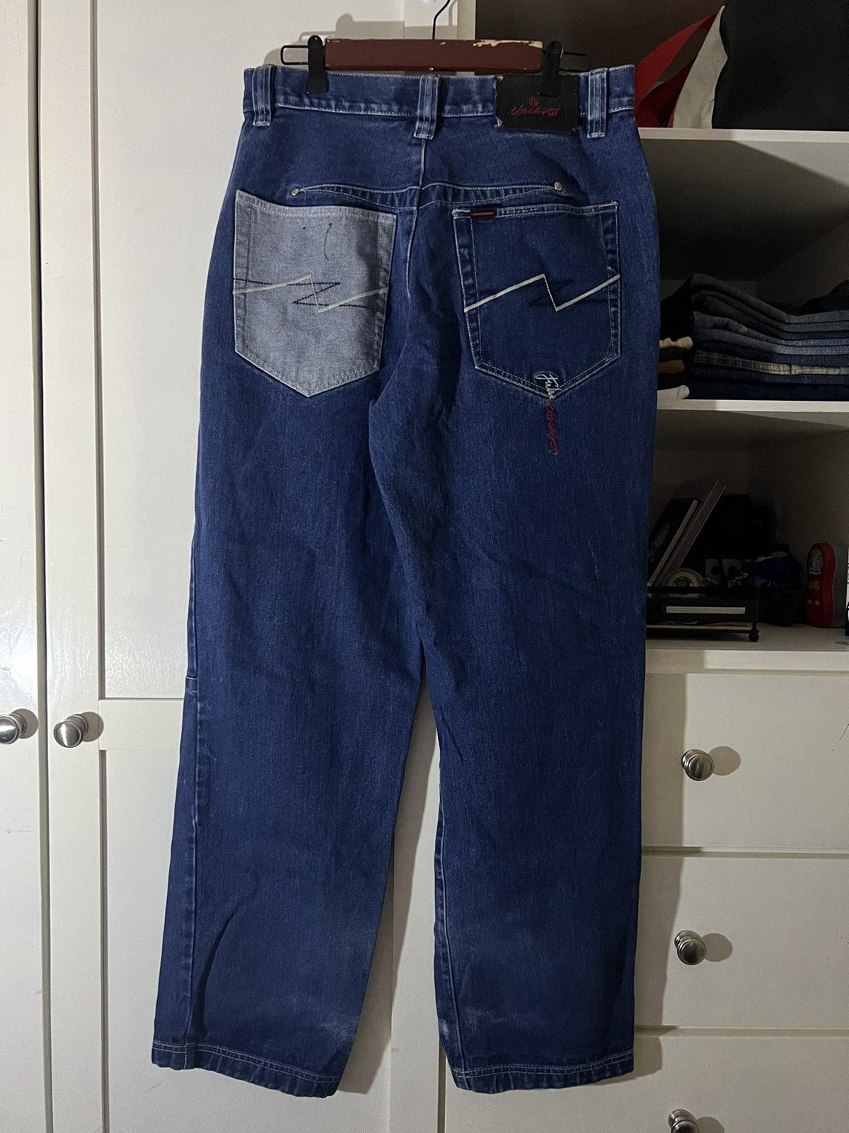 Fubu Vintage Fubu The Collection Embroidered Baggy Denim Jeans | Grailed