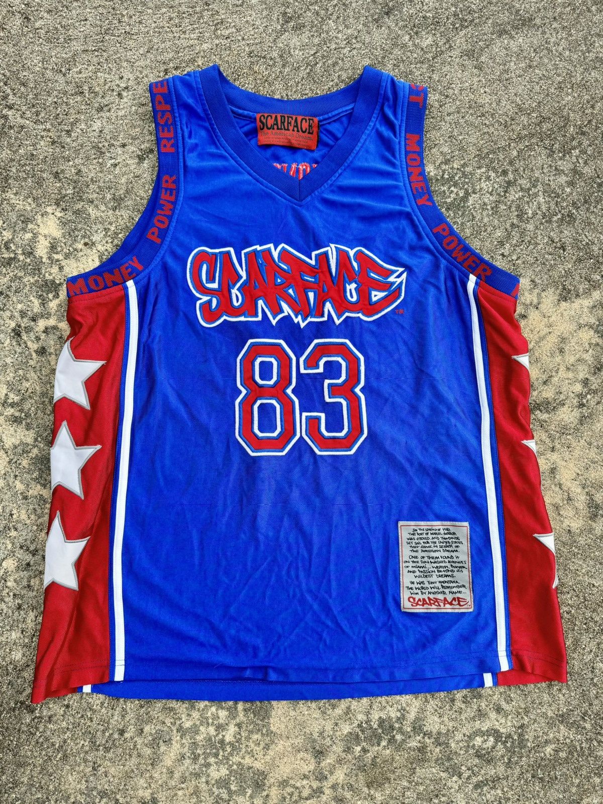 Movie × Universal Studios × Vintage Universal Studios Scarface Jersey ...