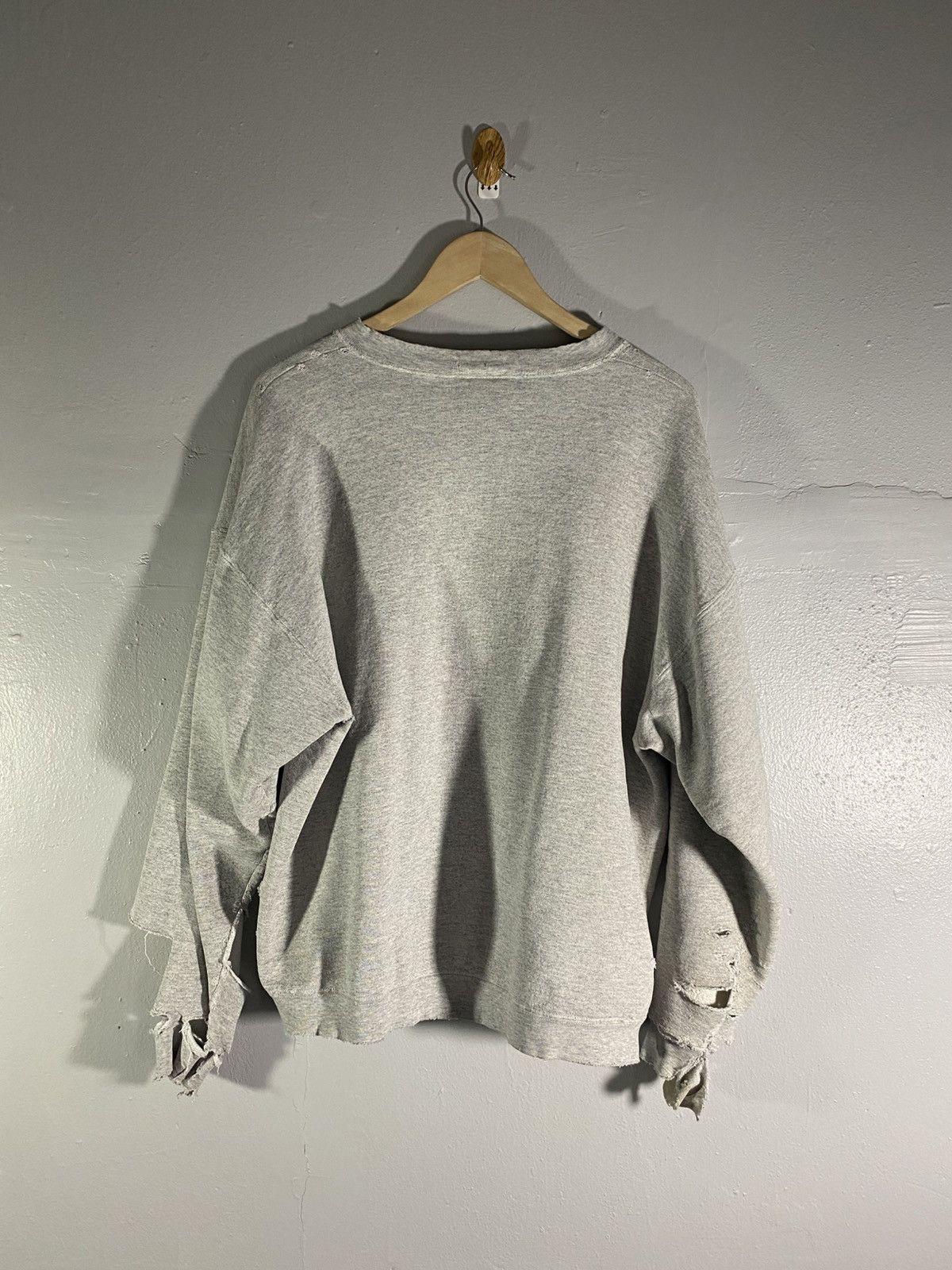 Vintage Vtg 90s Distressed Faded College University Sweatshirt | Grailed