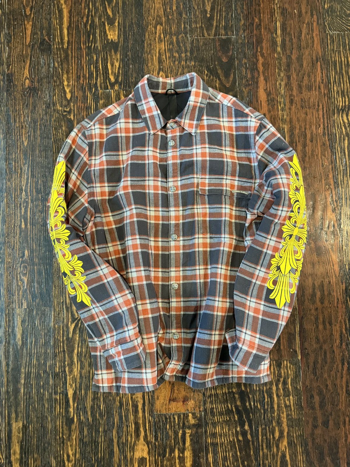 Chrome Hearts Chrome Hearts Flannel Jacket | Grailed
