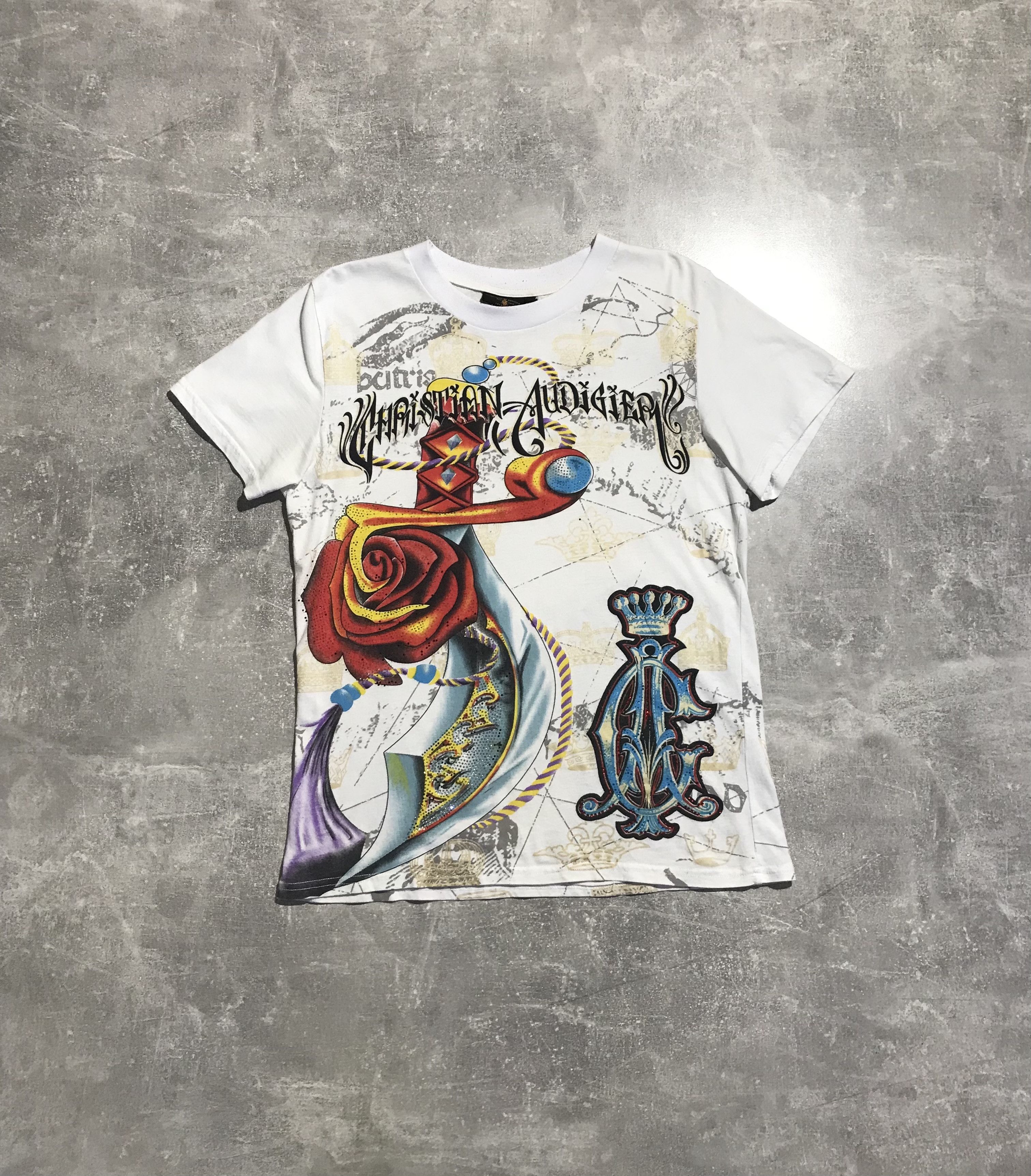 Avant Garde × Christian Audigier × Ed Hardy Christian Audigier T shirt ...