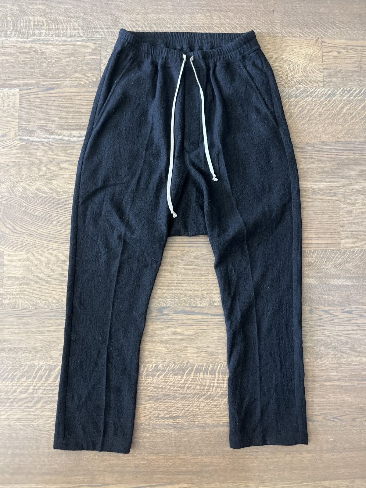 Rick Owens Rick Owens Luxor Brushed/Fuzzy Wool pants | Grailed
