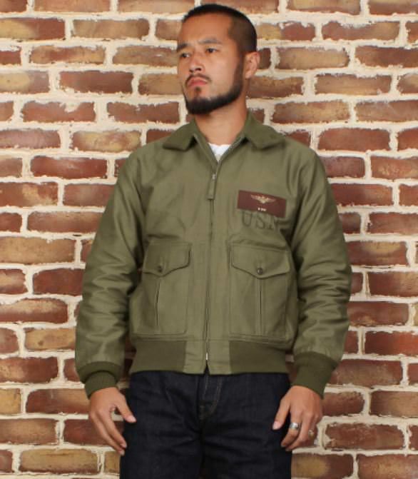 The Real McCoy's 1930s USN Type 37J1 Aviator Spring Flying Jacket ...