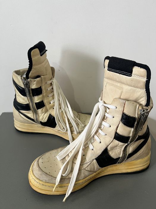 Rick Owens Rick Owens Dunk Archive White Black | Grailed