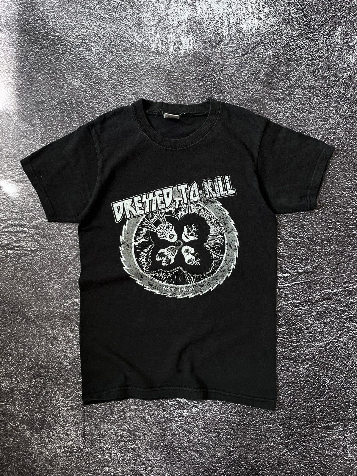 Band Tees × Kiss × Vintage Vintage Kiss DTK Army T-Shirt Dressed To ...