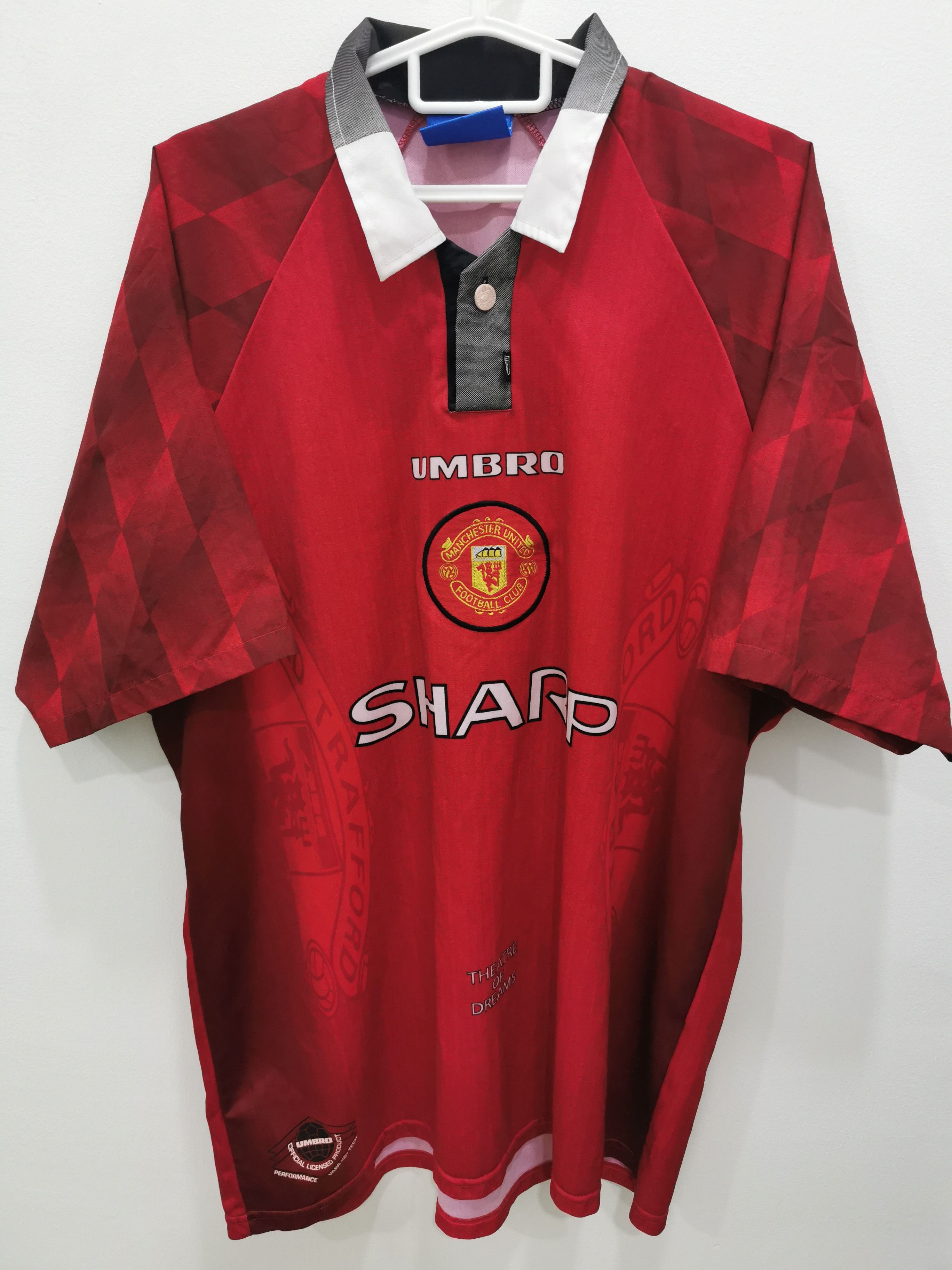 Umbro MANCHESTER UNITED MU Umbro Football Shirt Jersey XL | Grailed