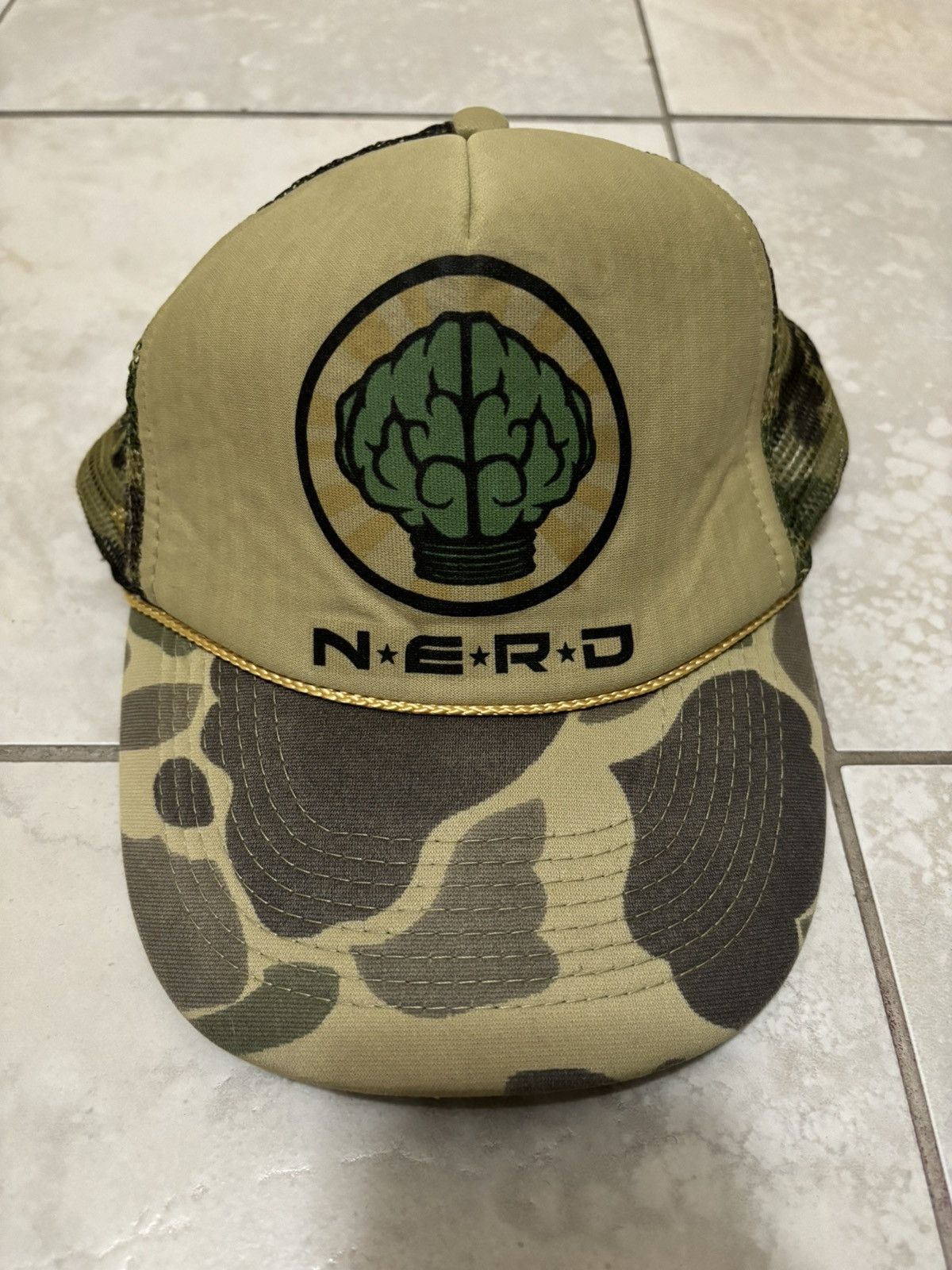 Pharrell × Vintage Rare authentic vintage 2001 NERD Pharrell camo ...