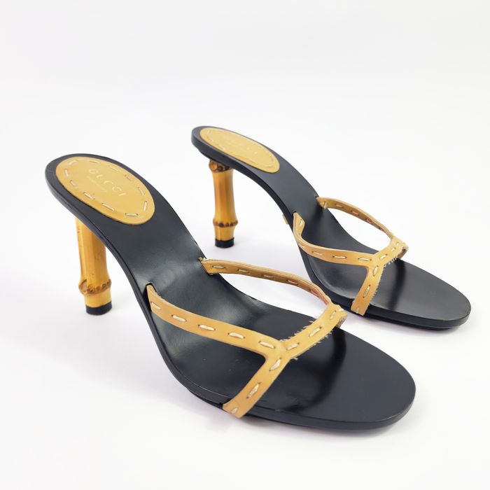 Gucci Gucci x Tom Ford Bamboo Strappy Heels | Grailed