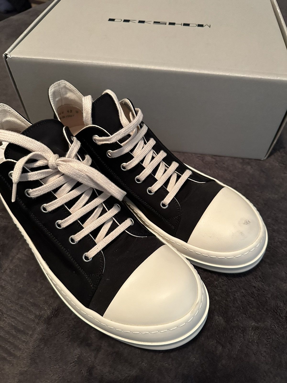 Rick Owens Rick owens classic low top RAMONES | Grailed