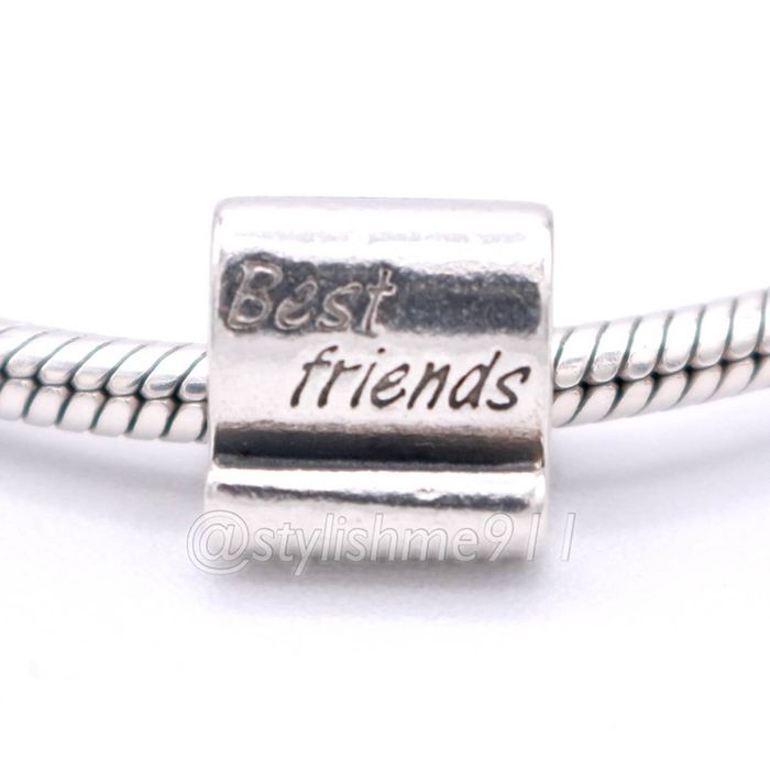 pandora Authentic PANDORA Best Friends Scroll Charm | Grailed