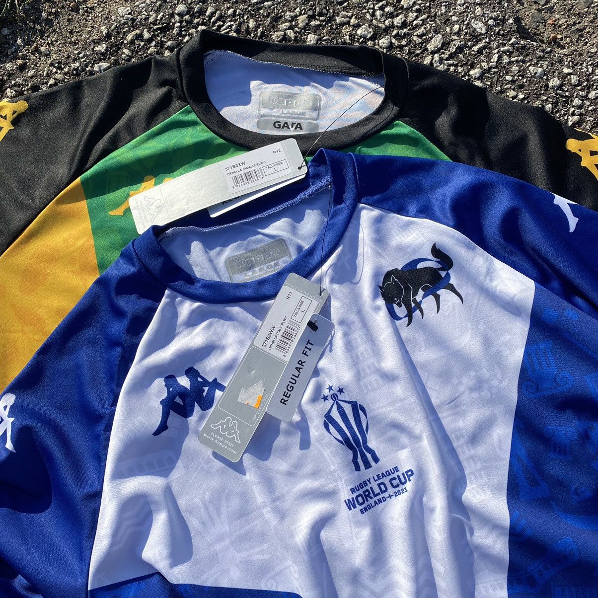 Vintage SET OF 2 KAPPA RUGBY WORLD CUP 2021 JERSEY TSHIRT TEE | Grailed
